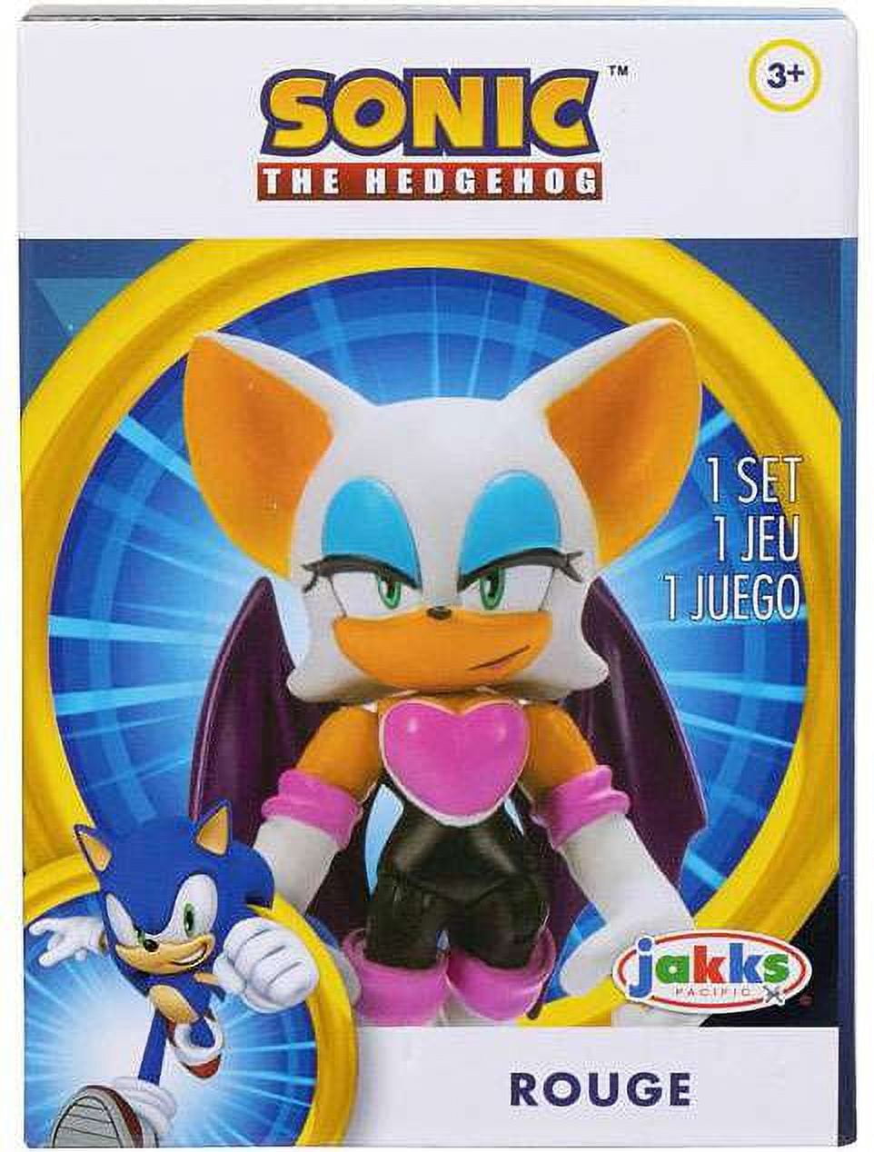 Jakks Pacific Sonic The Hedgehog Rouge Articulated Collectible Action ...