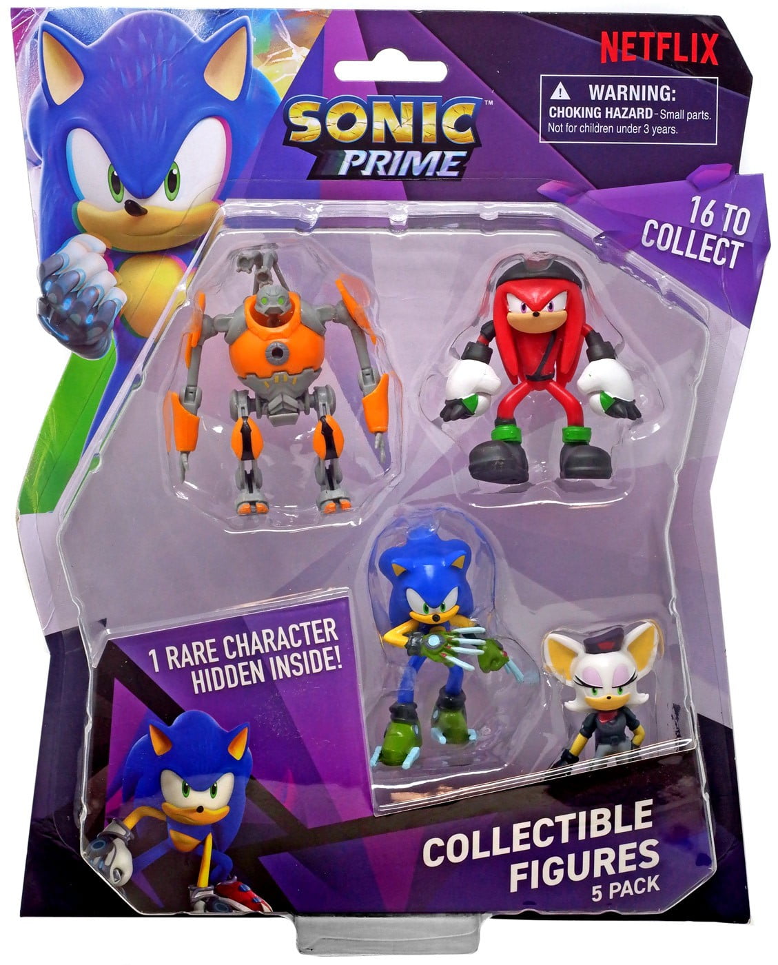 Sonic The Hedgehog Series 1 Collectible Figures Eggforcer, Knuckles ...