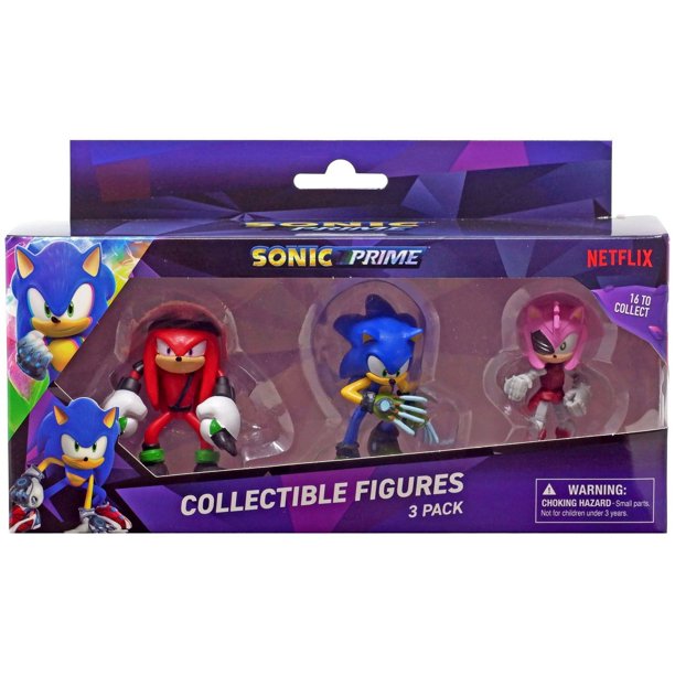 Sonic The Hedgehog Series 1 Knuckles, Sonic & Metal Amy Mini Figure 3 ...