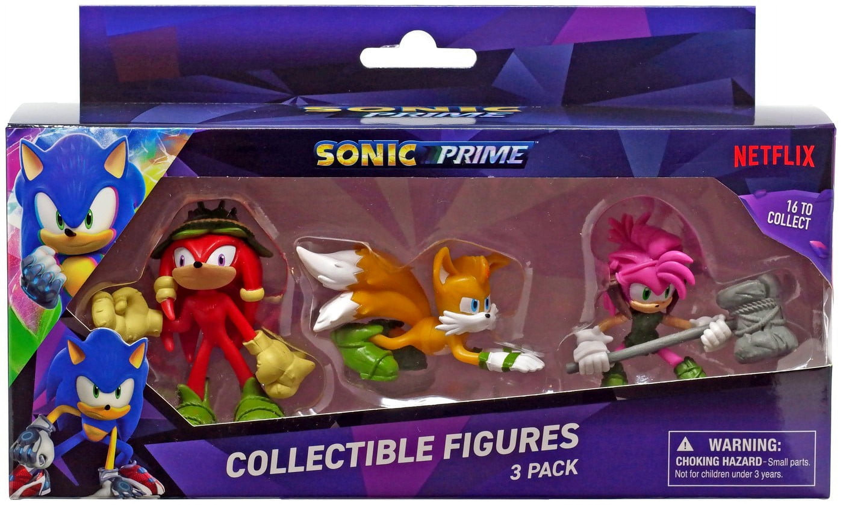 Sonic The Hedgehog Series 1 Knuckles, Tails & Amy Mini Figure 3-Pack ...