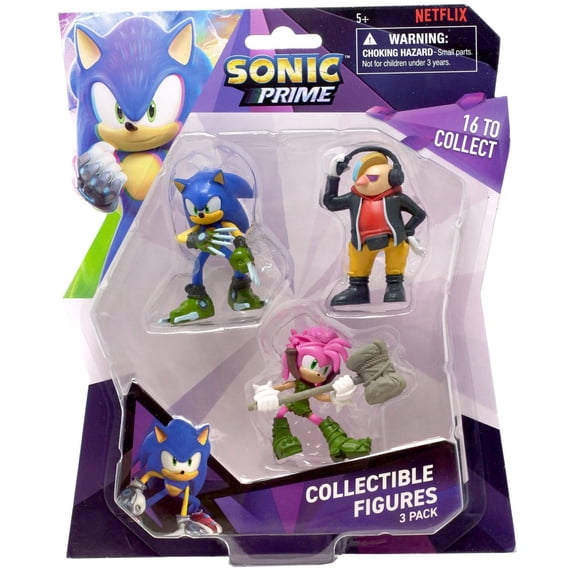 Sonic The Hedgehog Series 1 Sonic, Amy & Dr. Don't Mini Figure 3-Pack ...