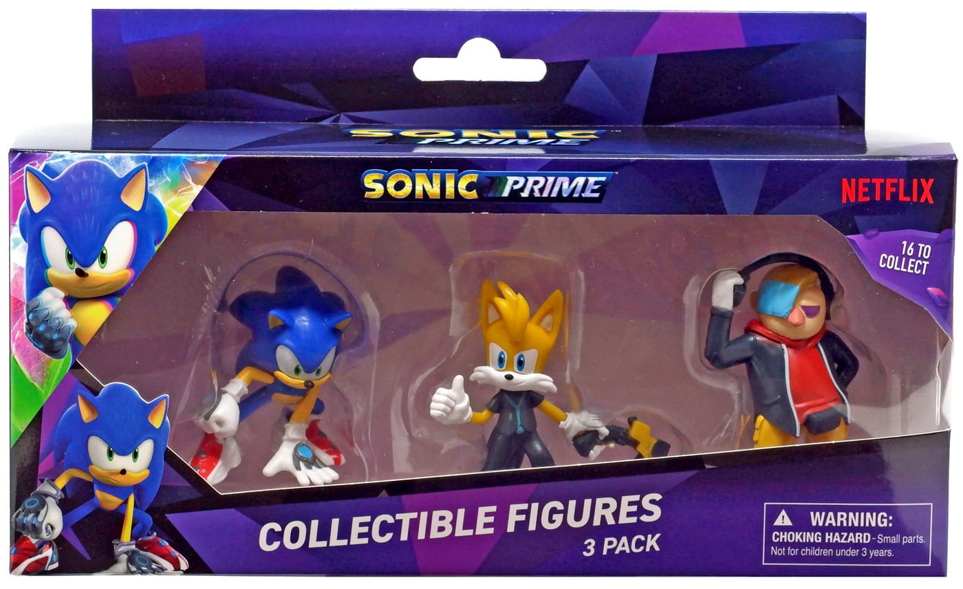 PMI Sonic the Hedgehog Collectible for Ages 3+ Sonic, 3 Pack - Walmart.com