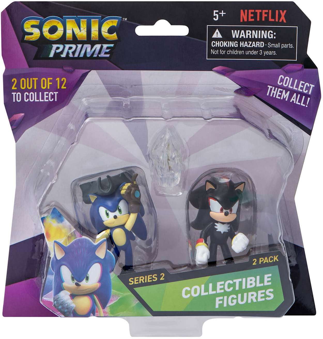 Sonic The Hedgehog Series 2 Collectible Figures Sonic & Shadow Mini ...