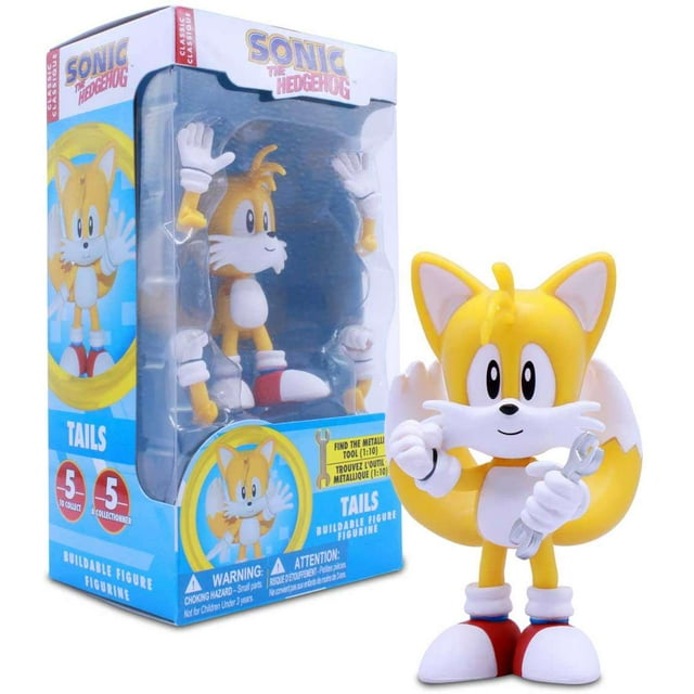 Sonic The Hedgehog Series 2 Tails Buildable Figure [Classic] - Walmart ...