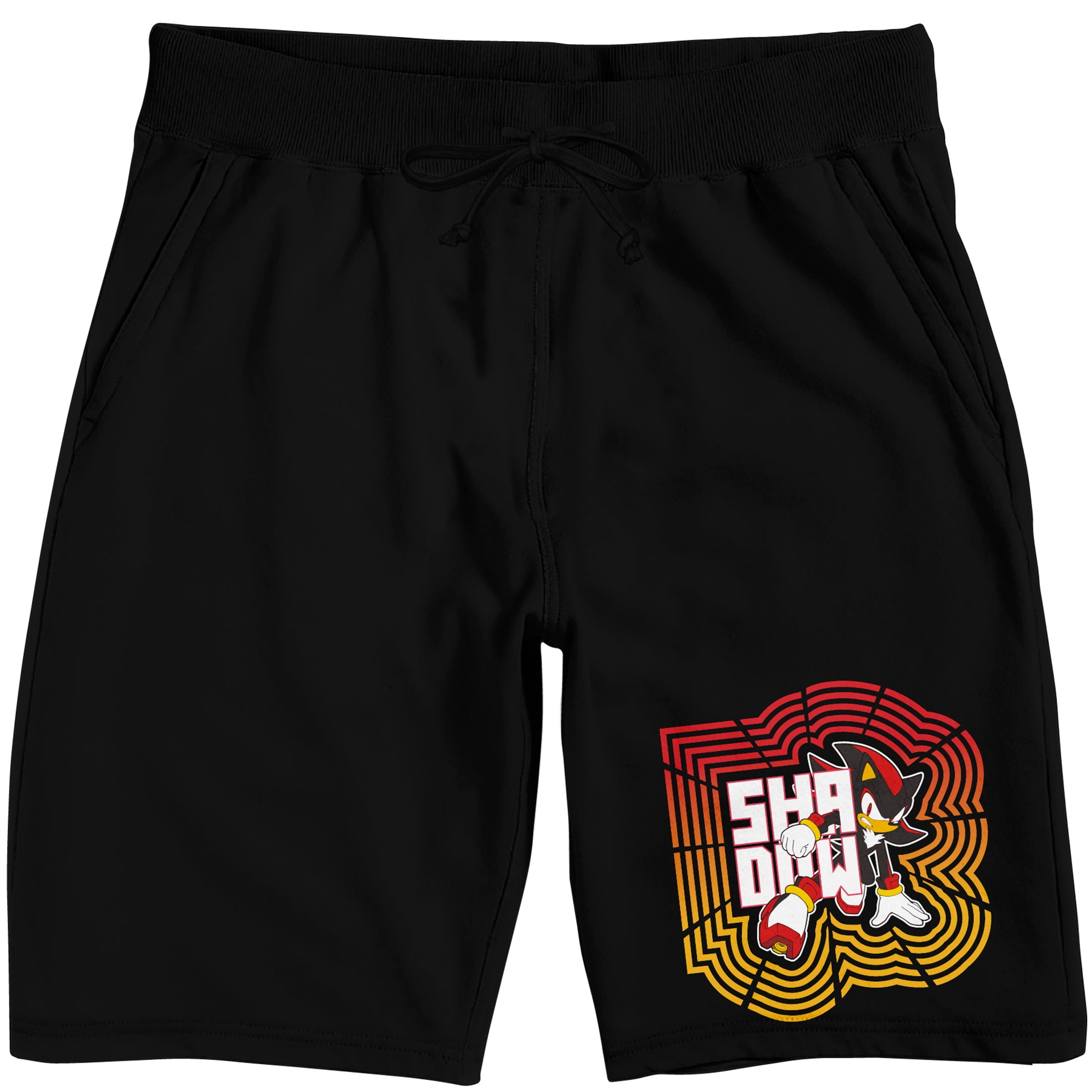 Sonic The Hedgehog Shadow In Hedgehog Head Adult Black Sleep Pajama ...