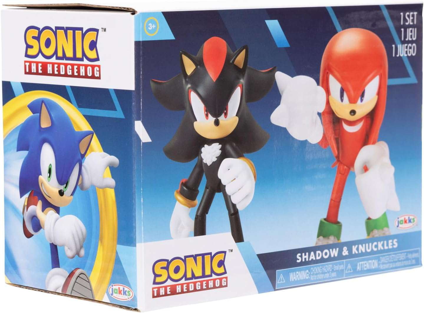 Sonic The Hedgehog Shadow & Knuckles Action Figure 2-Pack - Walmart.com