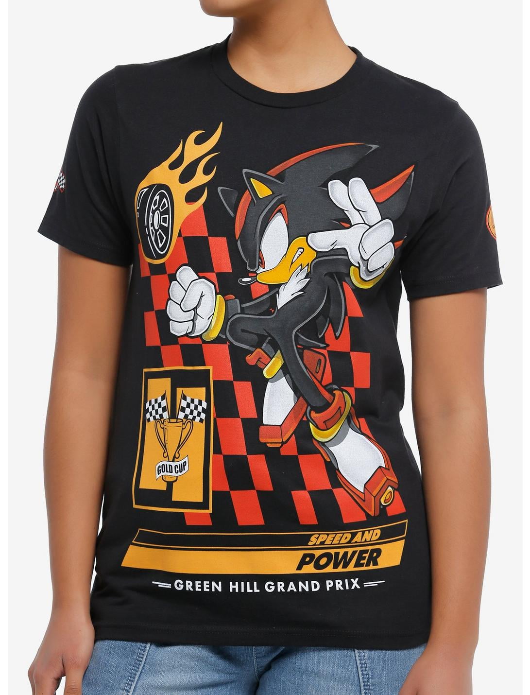 Sonic The Hedgehog Shadow Racing T-Shirt, Unique And Eye-Catching ...