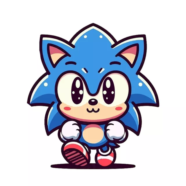 Sonic The Hedgehog Small Stickers Phone Decal Water Bottle Stickers Car ...