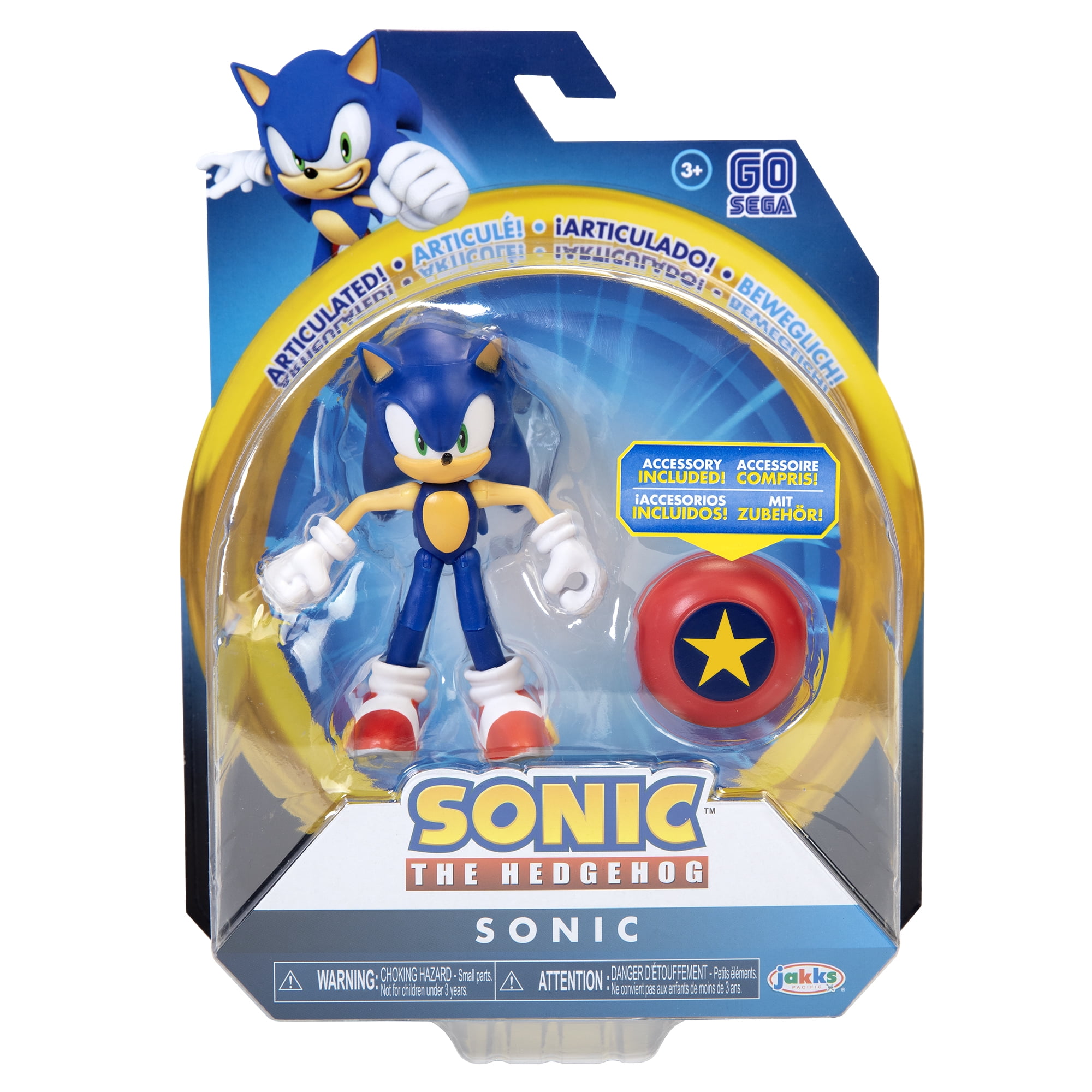 Sonic The Hedgehog Sonic 4inch Sonic Figure - Walmart.com