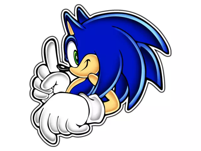 Sonic The Hedgehog Sonic Adventure Dx Waterproof Sticker Phone Decal ...