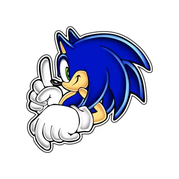 Sonic The Hedgehog Sonic Adventure Dx Waterproof Sticker Phone Decal ...