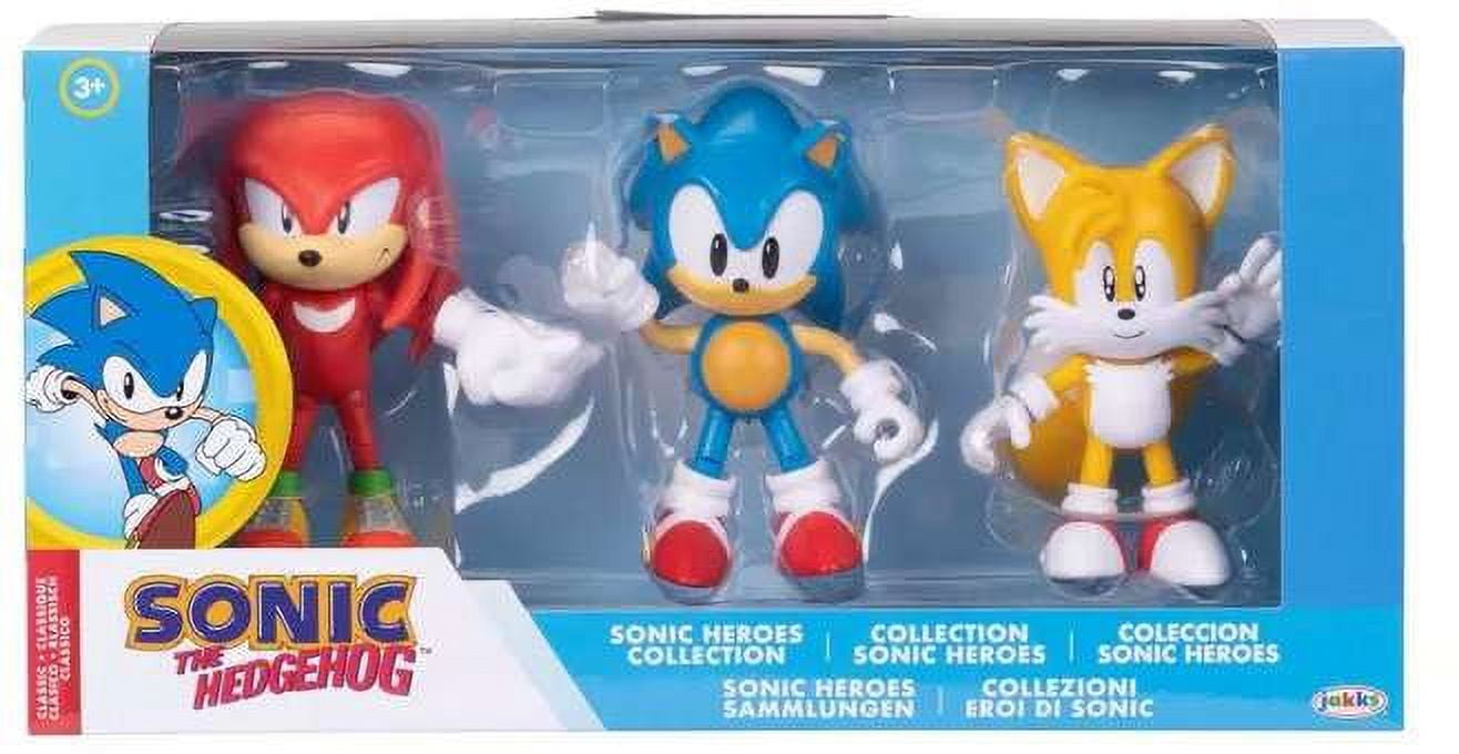 Sonic The Hedgehog Heroes Collection Knuckles, Sonic & Tails Action ...
