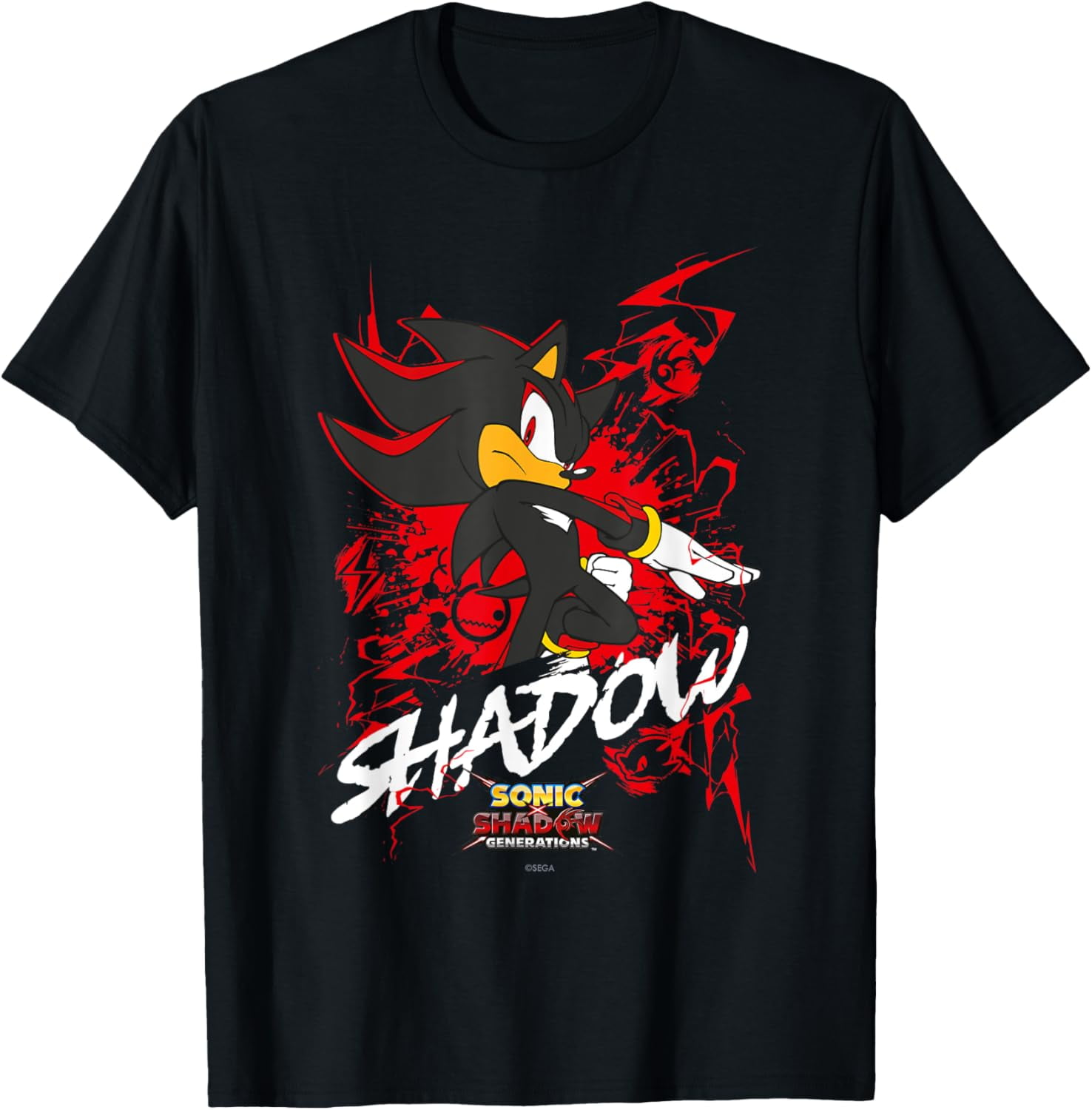 Sonic The Hedgehog, Sonic X Shadow Generations - Shadow T-Shirt Unisex ...
