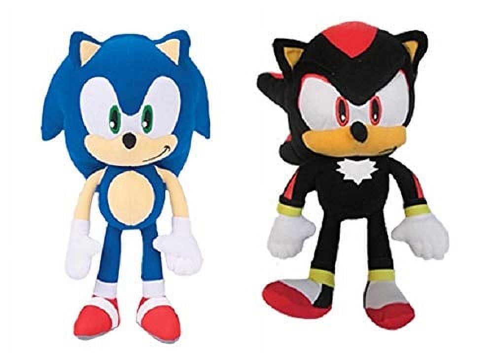 Sonic & Shadow Plush Set - 12 Toys for Indoor Playgrounds - Walmart ...