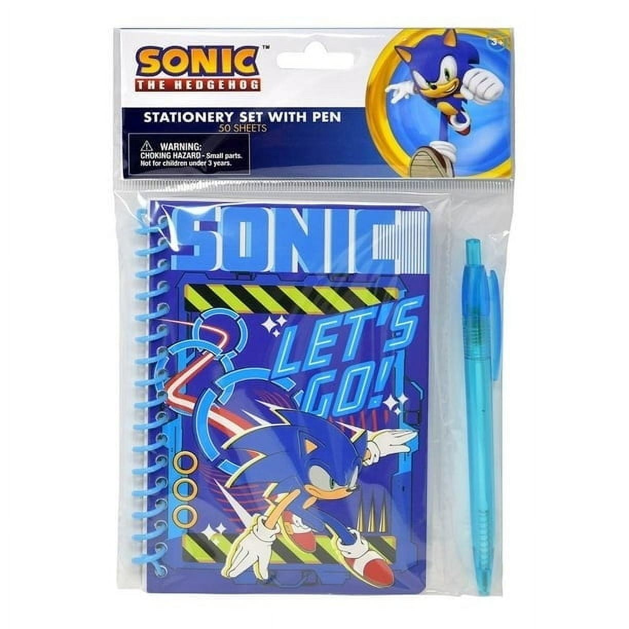 Sonic The Hedgehog Spiral Notebook with Pen - Walmart.com
