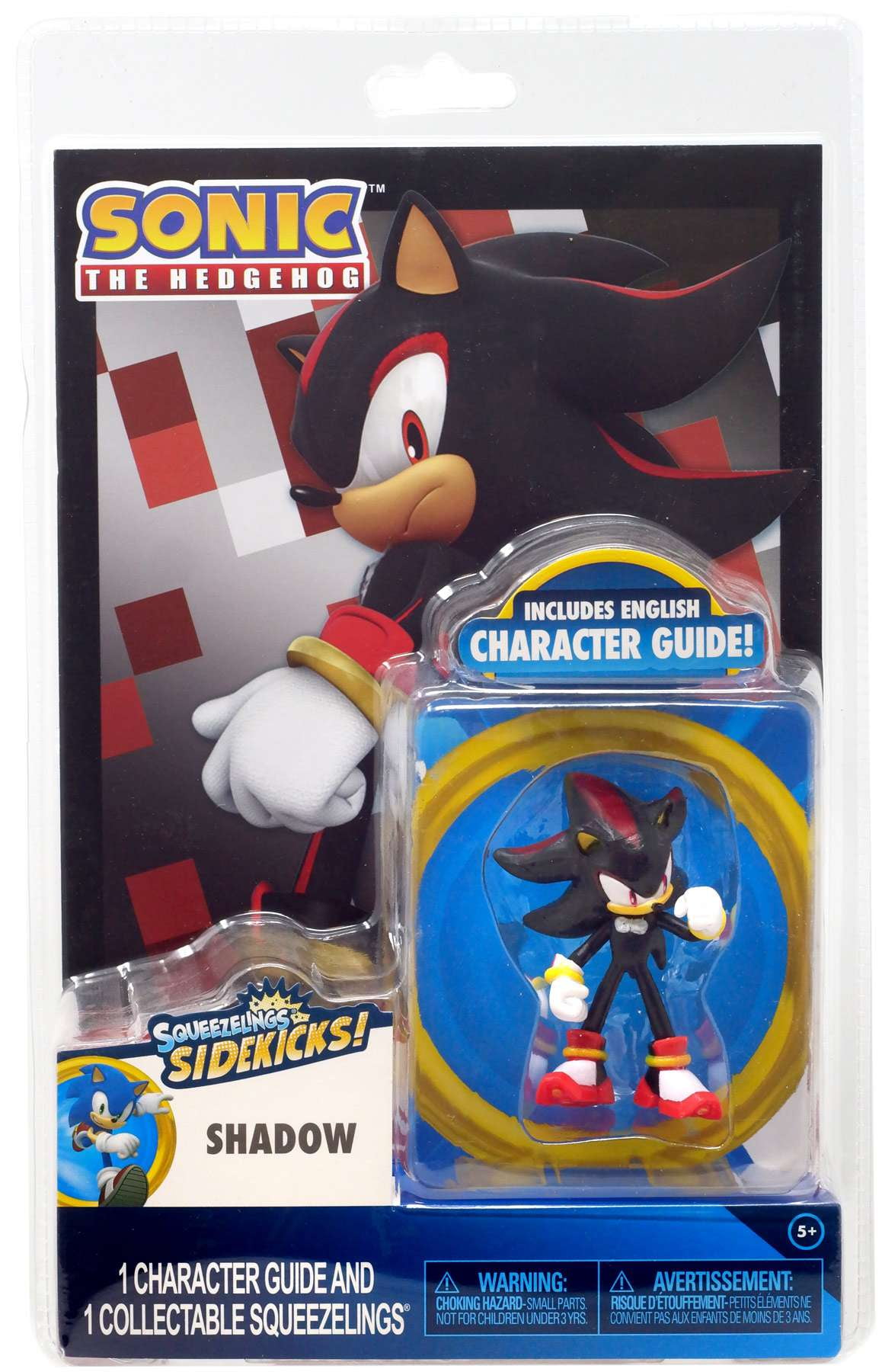 Sonic The Hedgehog Squeezelings Sidekicks! Shadow Figure & Character ...