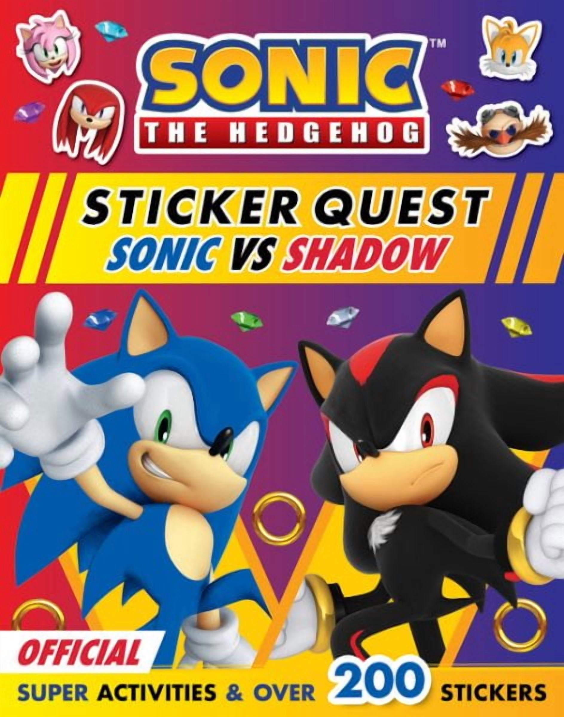 Sonic the Hedgehog Sticker Quest: Sonic vs Shadow (Paperback) - Walmart.com