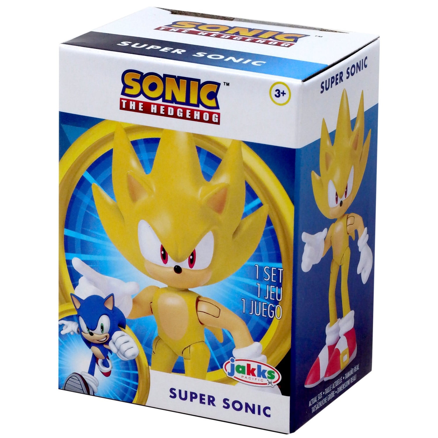 Sonic The Hedgehog Super Sonic Articulated Mini Figure - Walmart.com