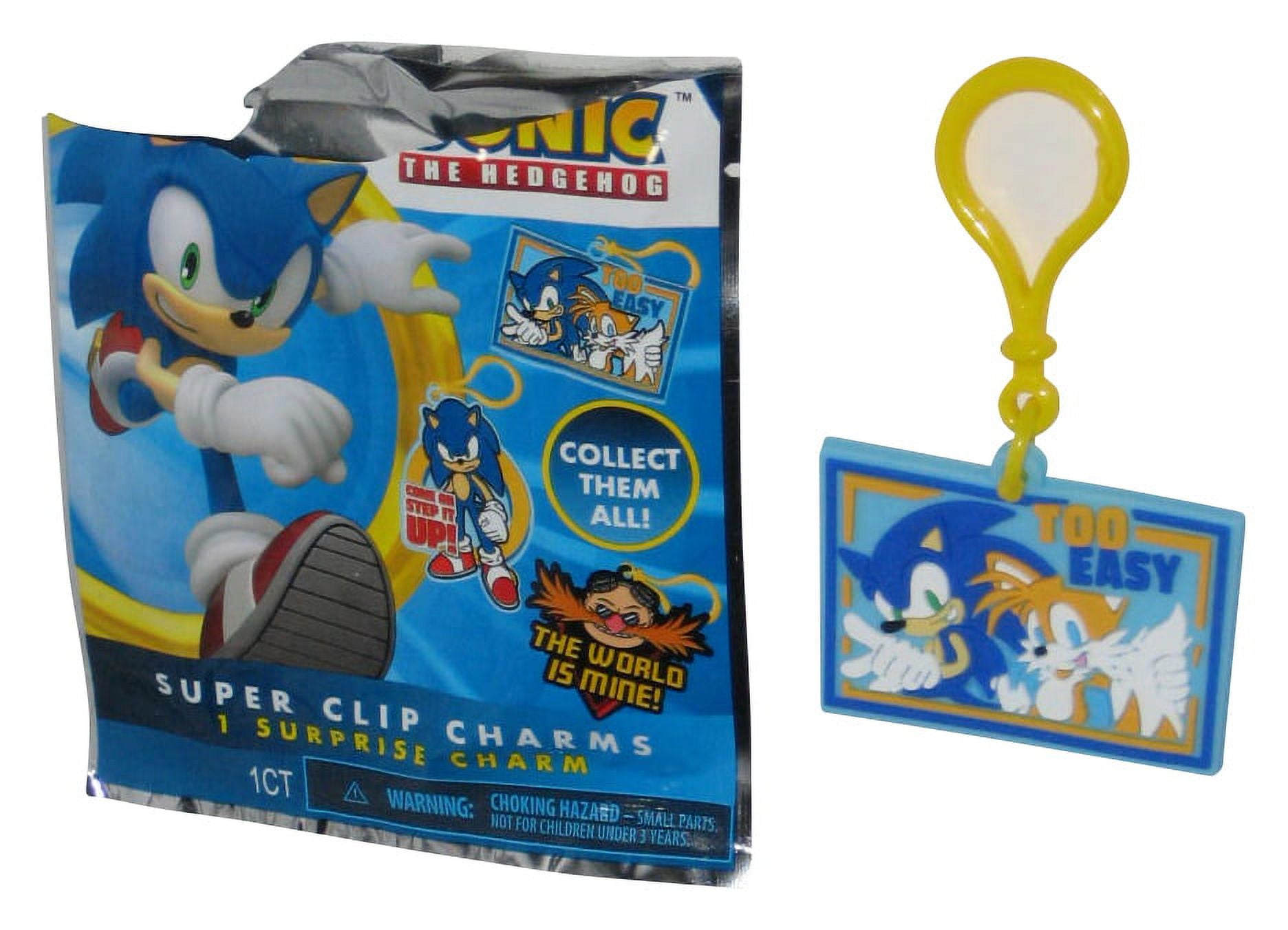 Sonic The Hedgehog & Tails Too Easy Rubber Charm Keychain - (Forever ...