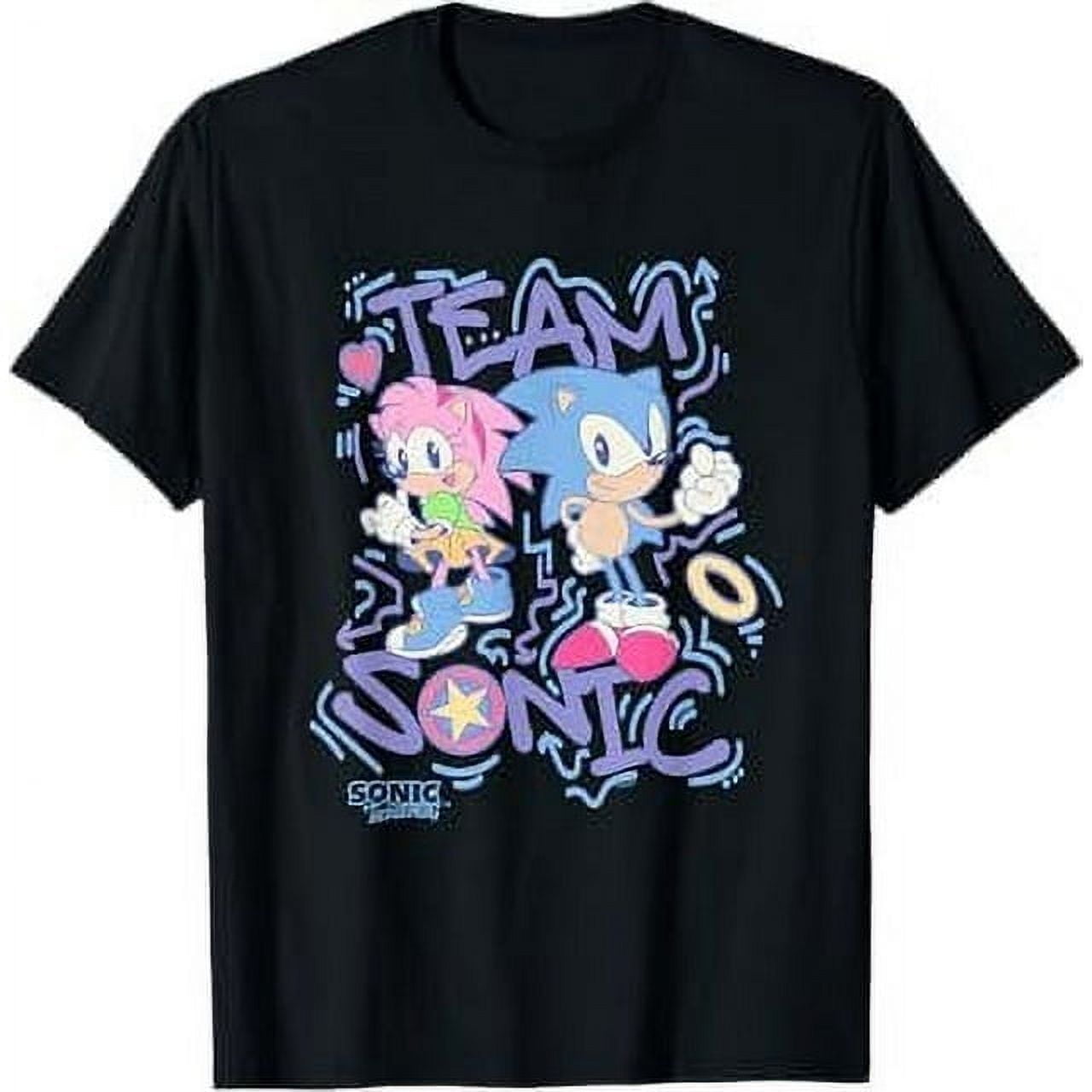 Sonic The Hedgehog Team Sonic Amy Rose Vintage T-Shirt - Walmart.com