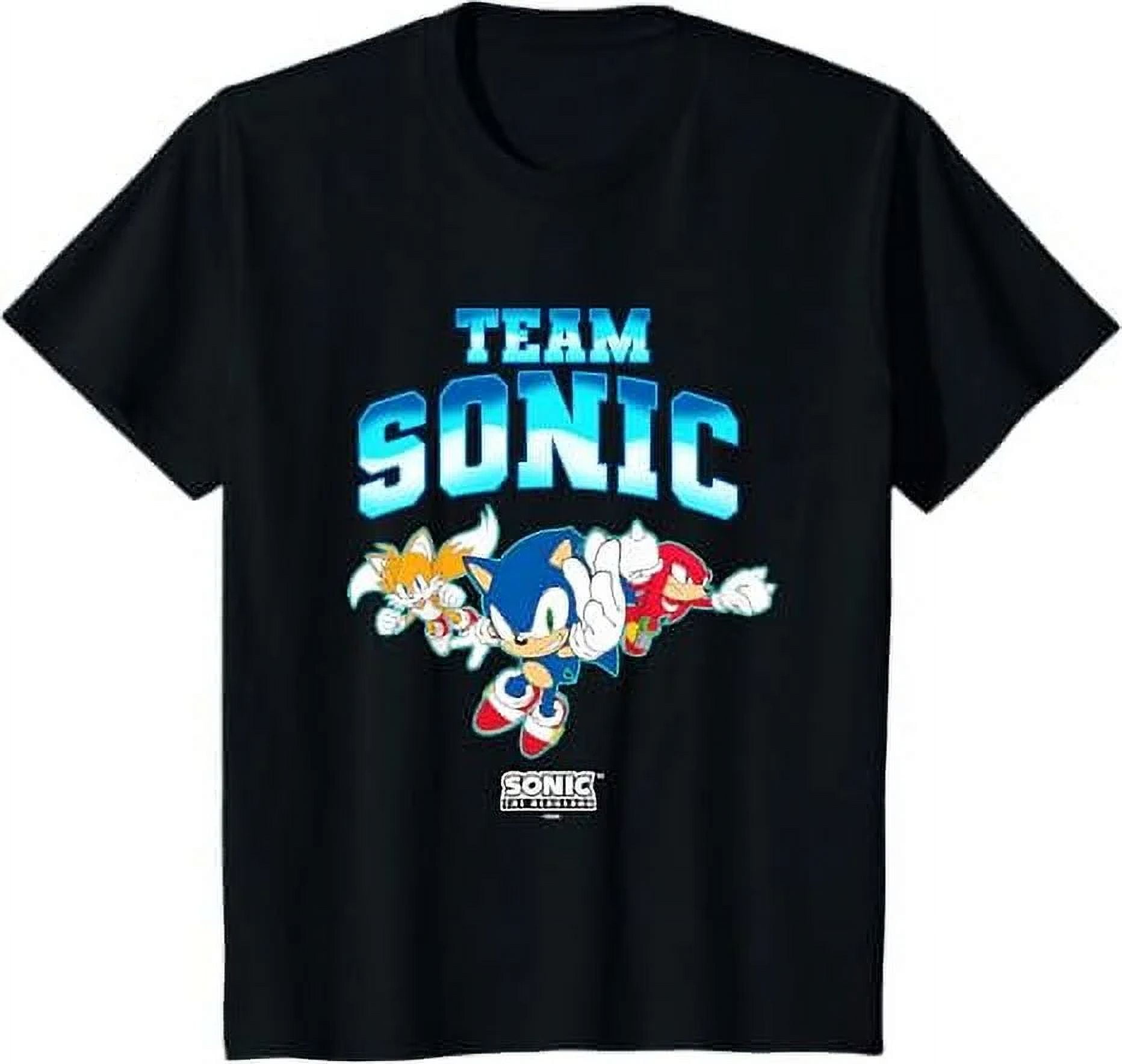 Sonic The Hedgehog Team Sonic Main Trio Epic Group Shot T-Shirt ...
