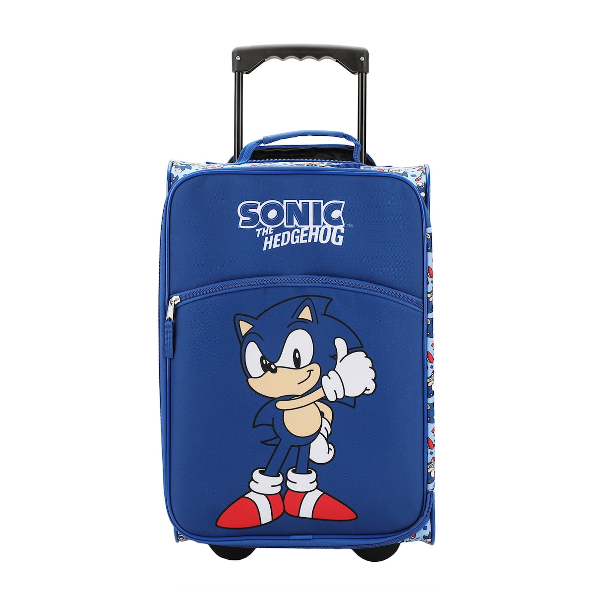 Sonic The Hedgehog Thumbs Up Blue 18" Soft-Sided Luggage - Walmart.com