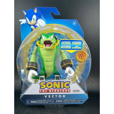 Sonic the Hedgehog Vector with Super Ring Action Figure – BrickSeek