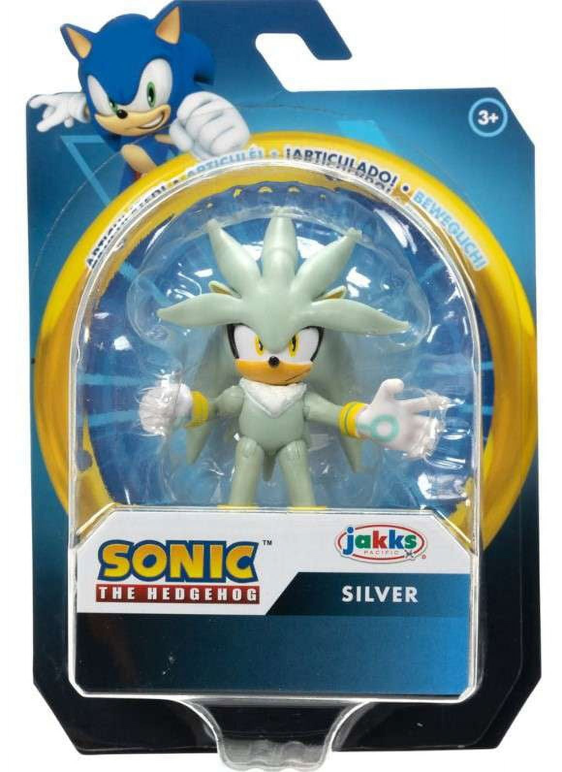Jakks Pacific 3 Years & Up Sonic The Hedgehog Wave 13 Silver Mini ...