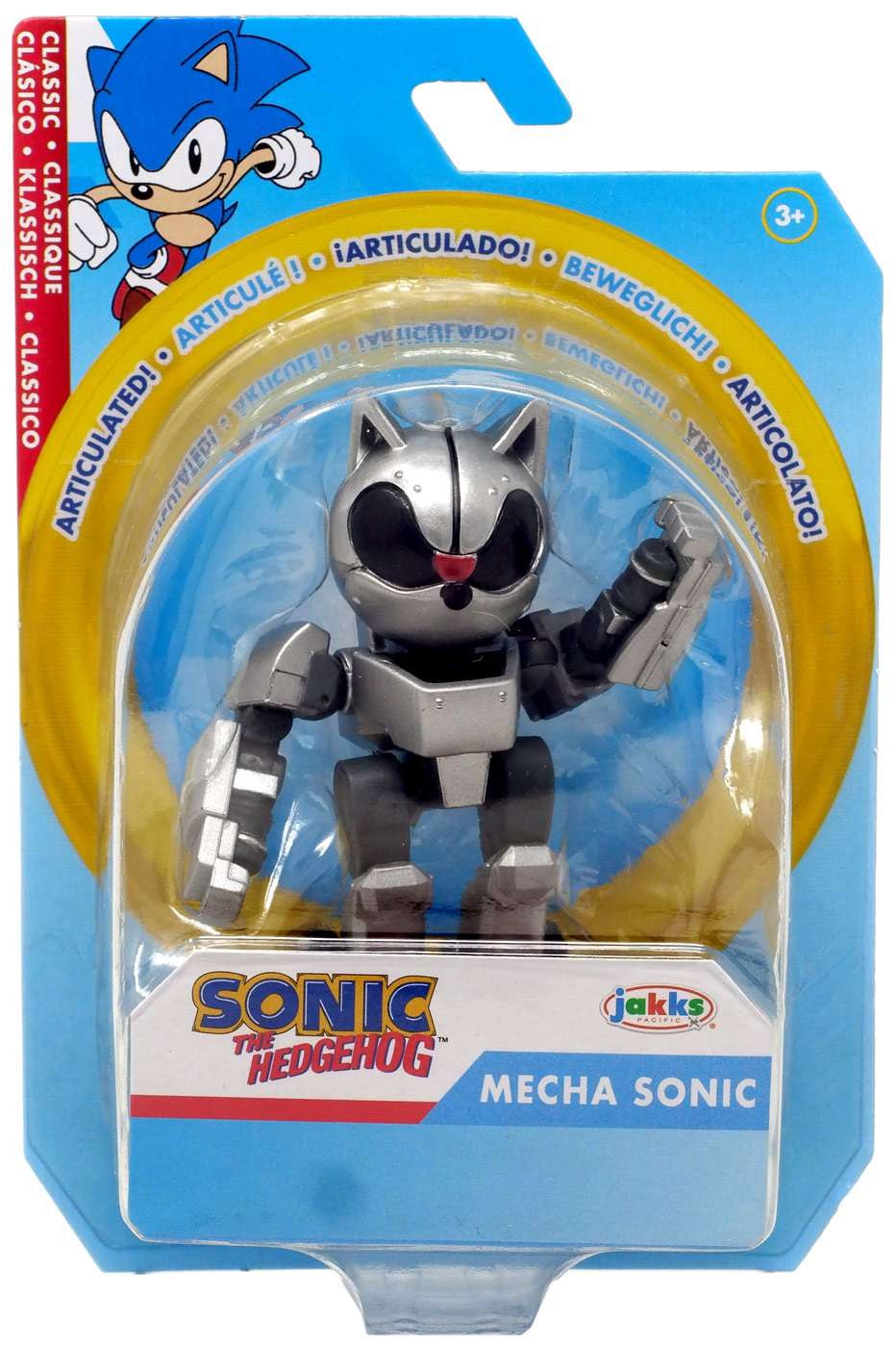 Sonic The Hedgehog Wave 15 Mecha Sonic Mini Figure - Walmart.com