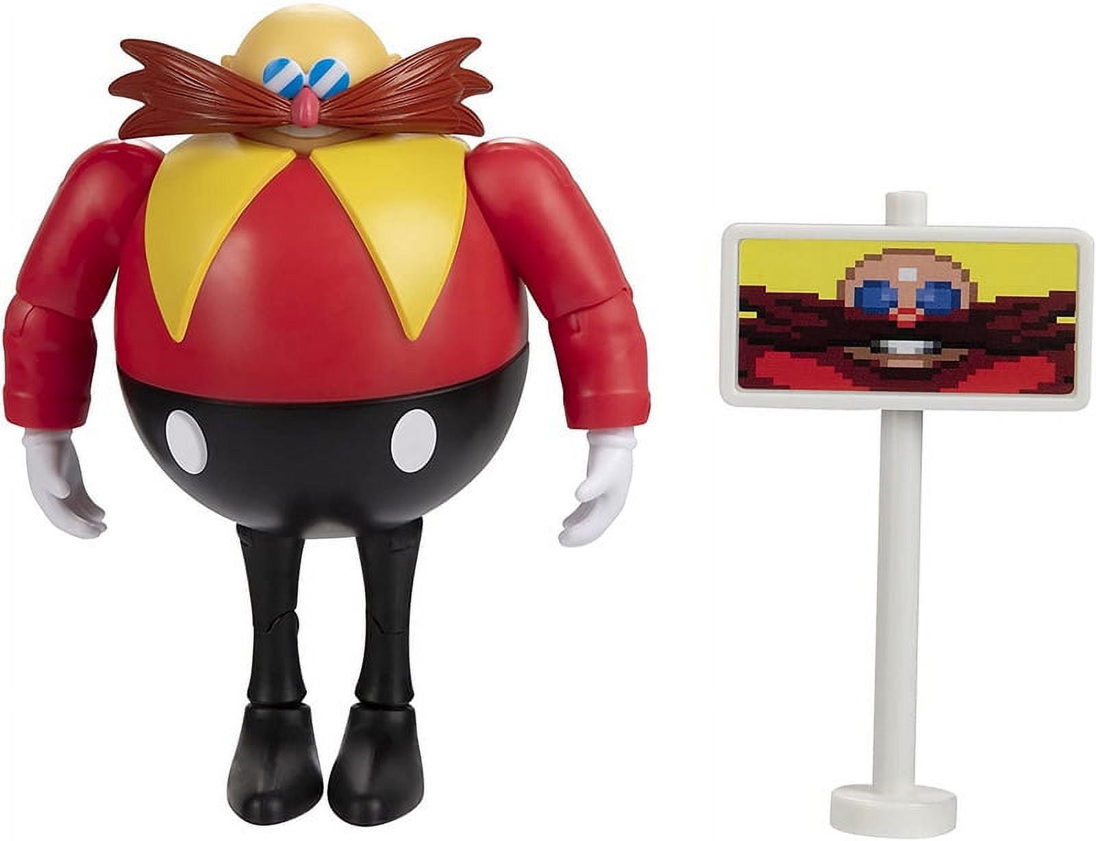 Sonic The Hedgehog Wave 5 Dr. Eggman Action Figure (Classic, with Goal ...