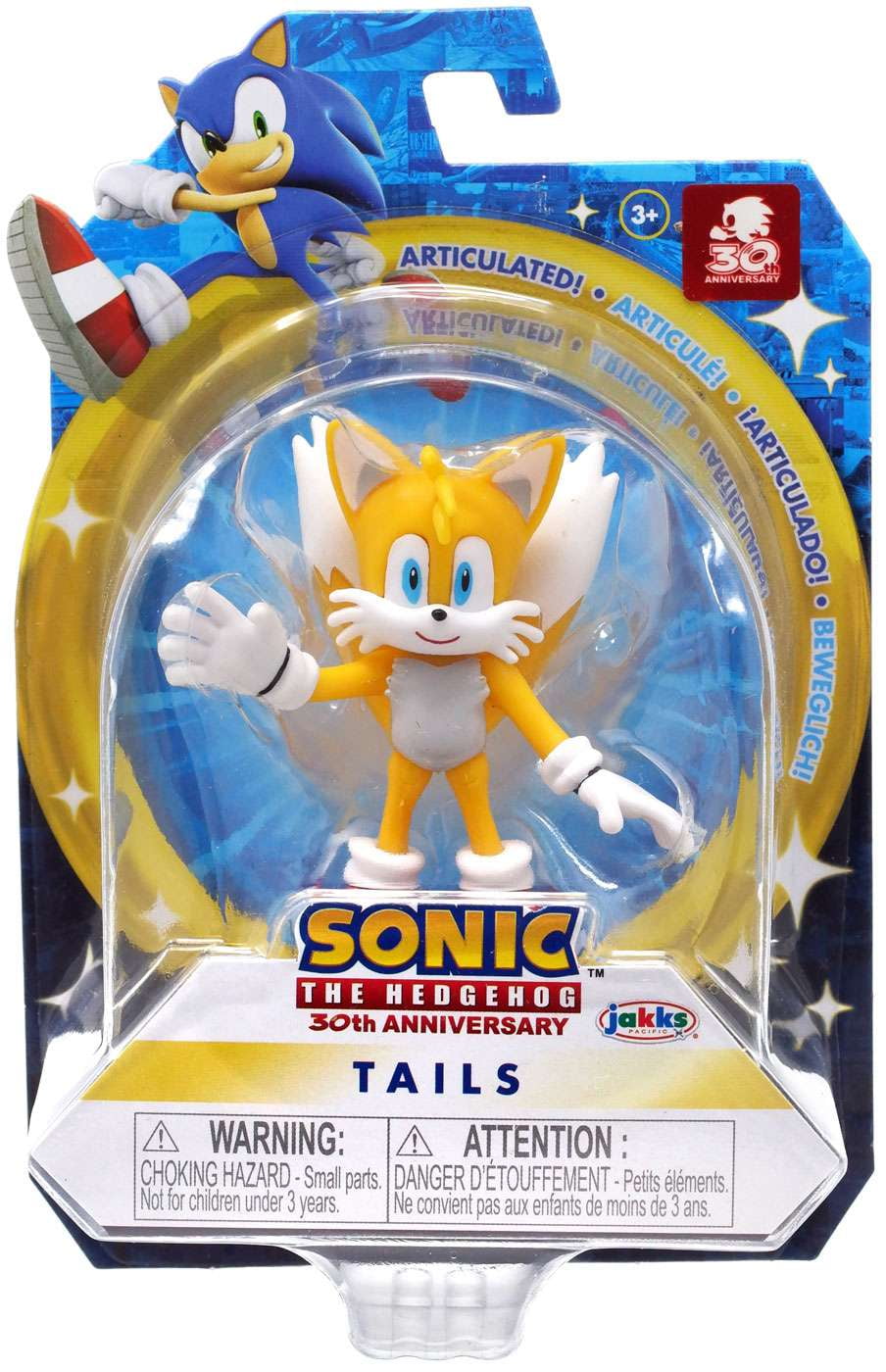 Sonic The Hedgehog Wave 5 Modern Tails Mini Figure - Walmart.com