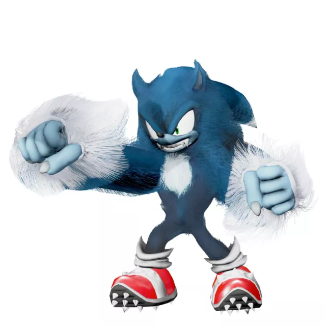 Sonic The Hedgehog Werehog Stickers Phone Decal Water Bottle Stickers ...