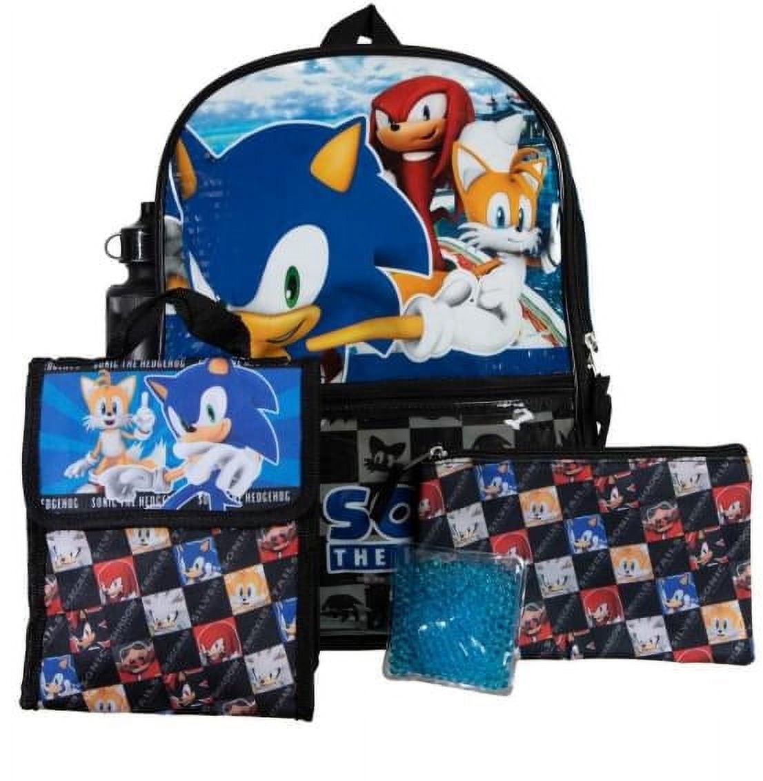 Sonic The Hedgehog and Friends 5 Piece 16 Inch Backpack Set - Walmart.com