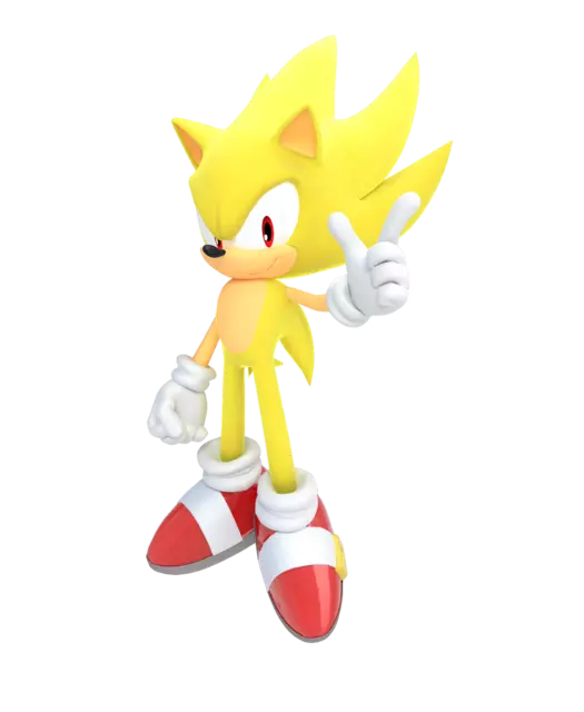 Sonic The Hedgehogsuper Sonic Stickers Phone Decal Water Bottle ...