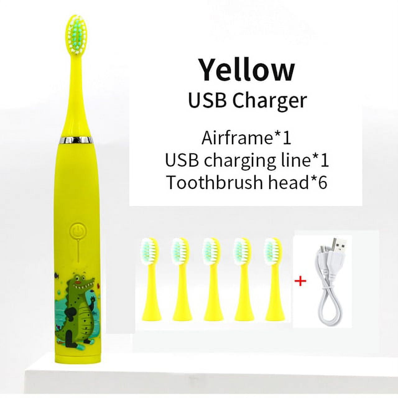 Sonic Toothbrush Electric for Kids Tooth Brush Children Waterproof ...