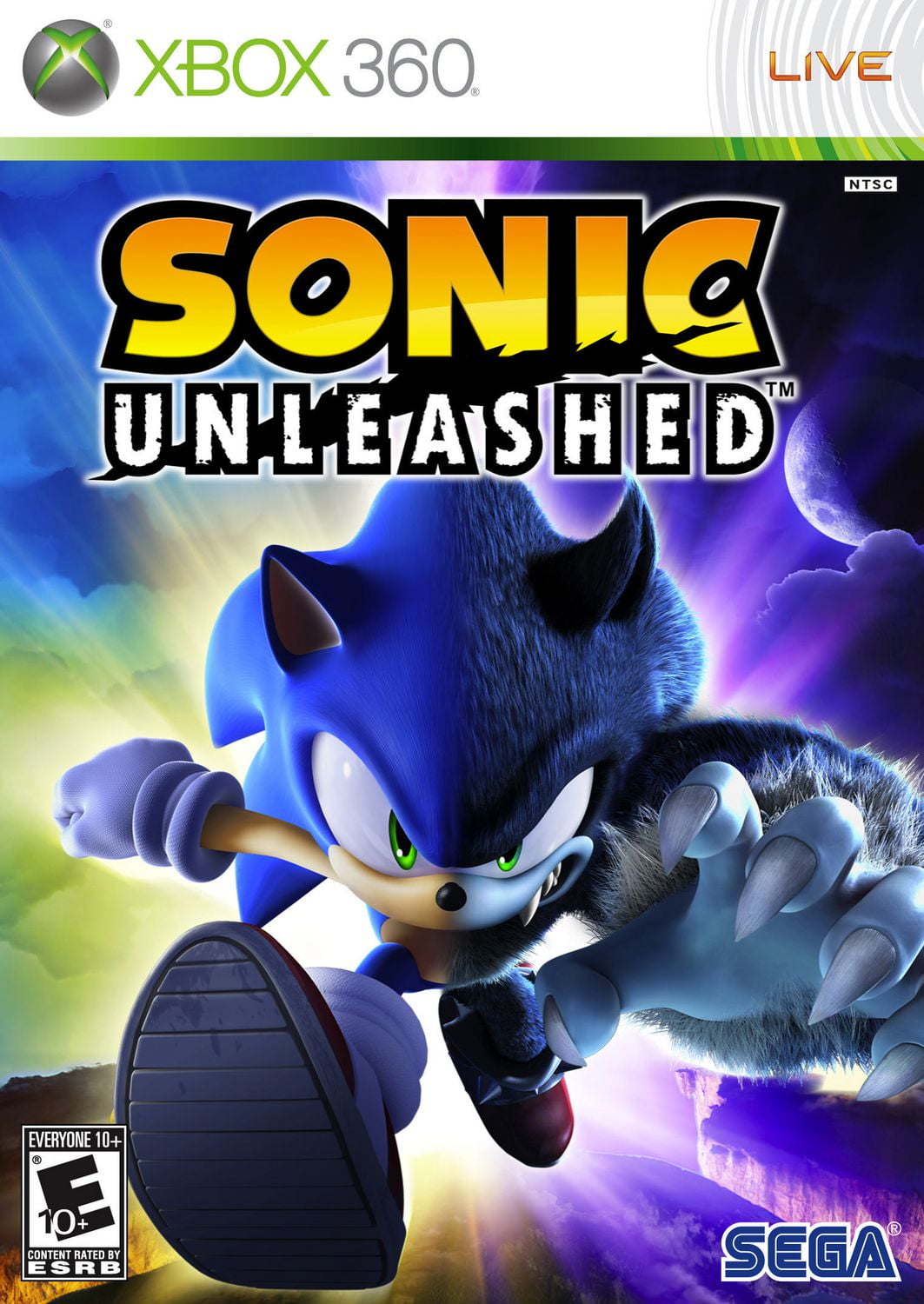 Sega Sonic Unleashed Game for Xbox 360, Physical Edition ...