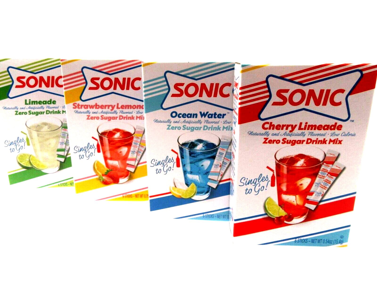 Sonic Variety Packets Zero Sugar Free Drink Mix Lot of 4 - Walmart.com