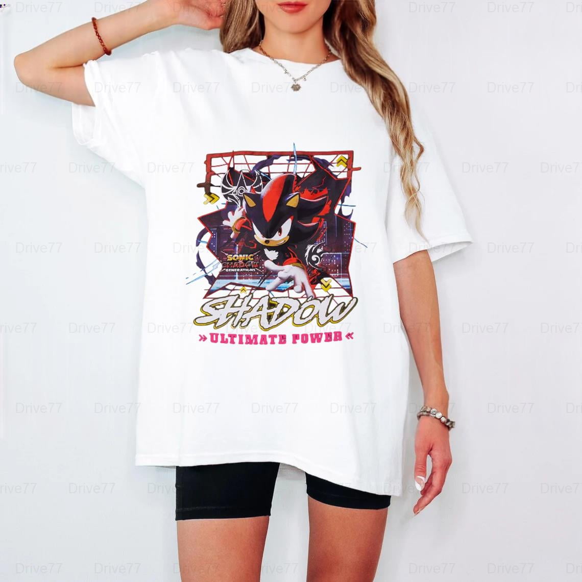 Sonic and Shadow Generations Action Pose T-Shirt, for men & women, up ...