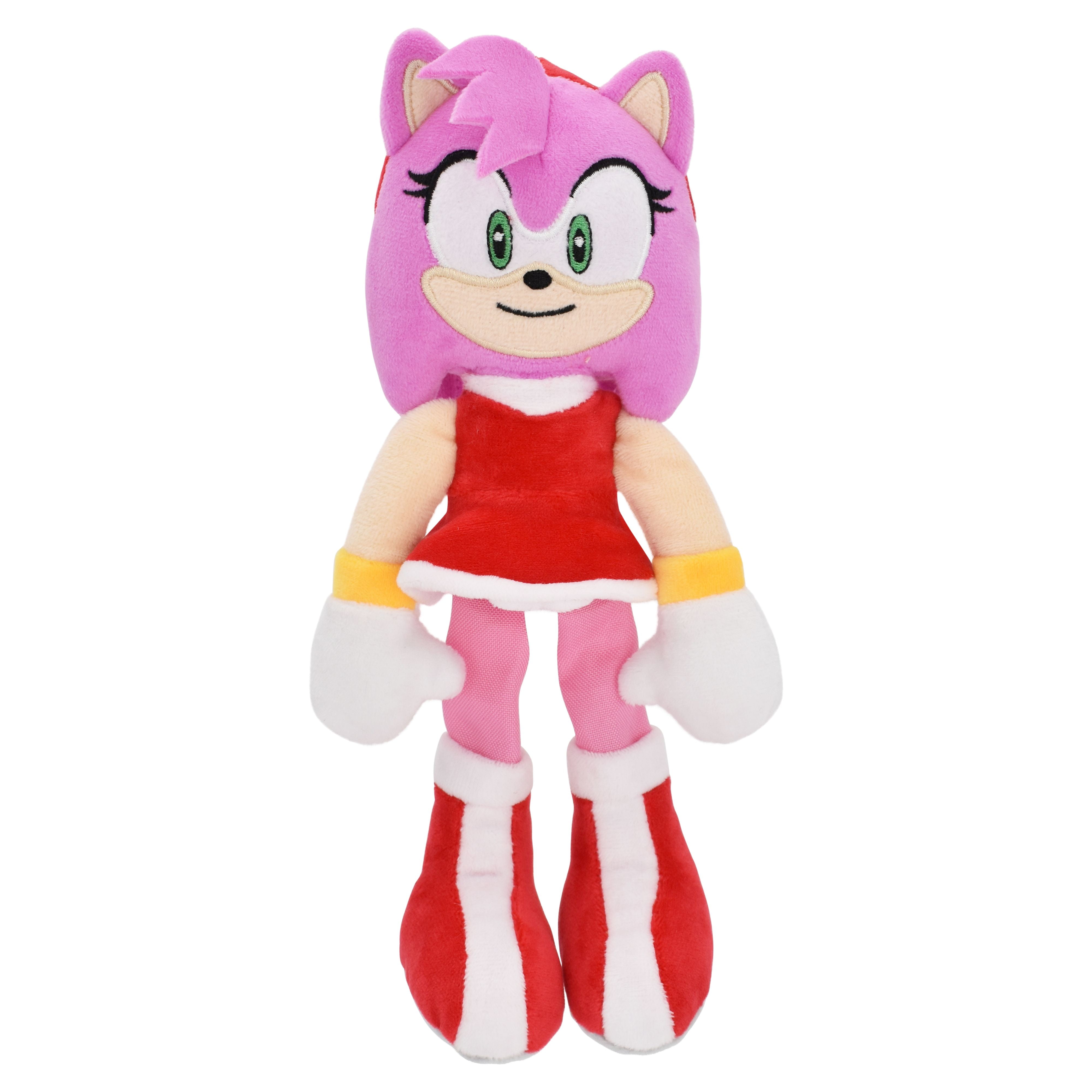 Multipet Sonic the Hedgehog Plush Amy Rose Dog Toy with Squeaker ...