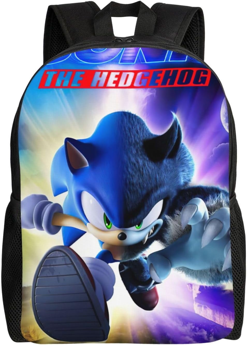 Sonic the Hedgehog 16" Large School Backpack 1T4Y - Walmart.com