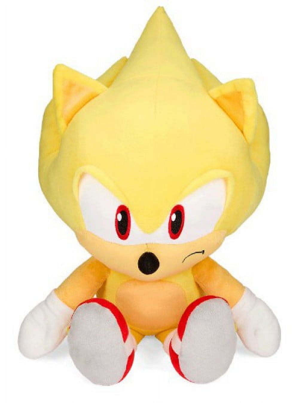 SEGA Sonic the Hedgehog Super Sonic Plushy Toy with Shake Action, HugMe ...