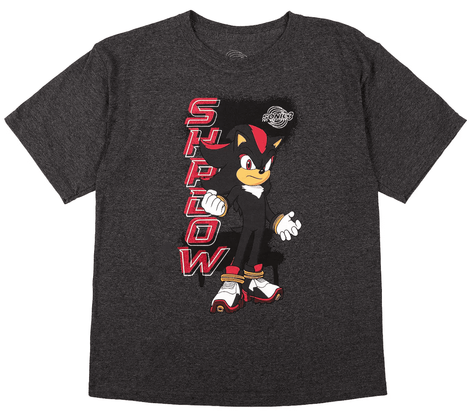 Sonic the Hedgehog 3 Boys Shadow Graphic T-Shirt, Sizes 4-18 - Walmart.com