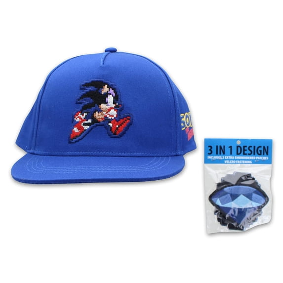 Sonic the Hedgehog 3-In-1 Design Adjustable Baseball Hat | One Size ...