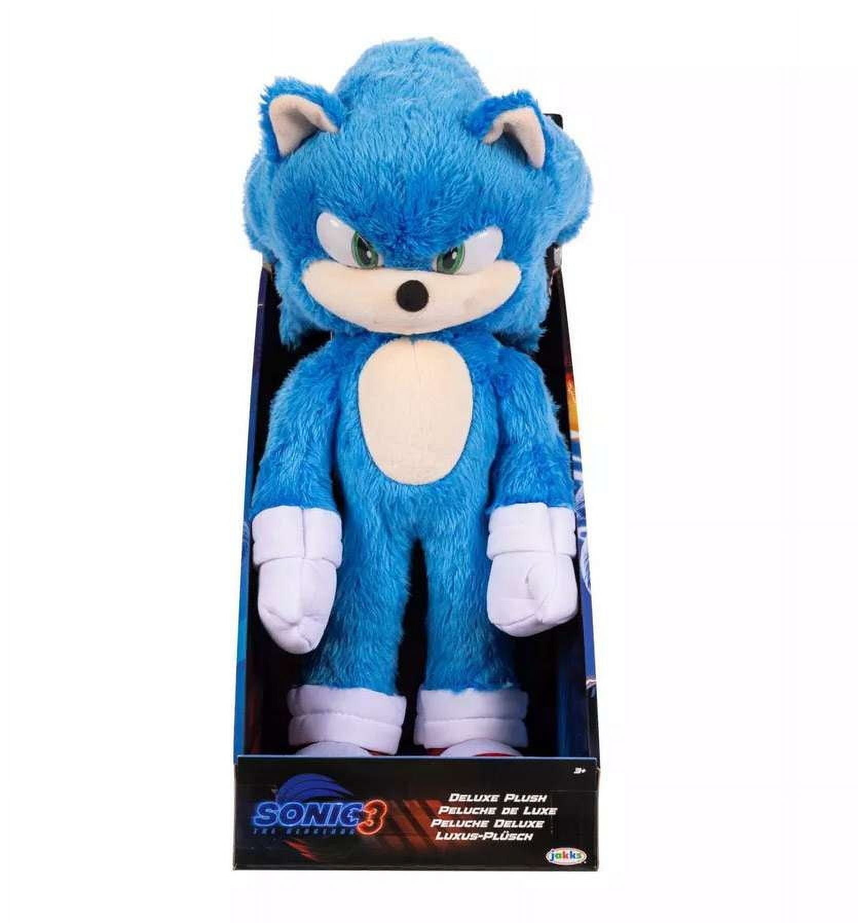 Sonic the Hedgehog 3 Sonic Deluxe Plush Toy New with Tag - Walmart.com