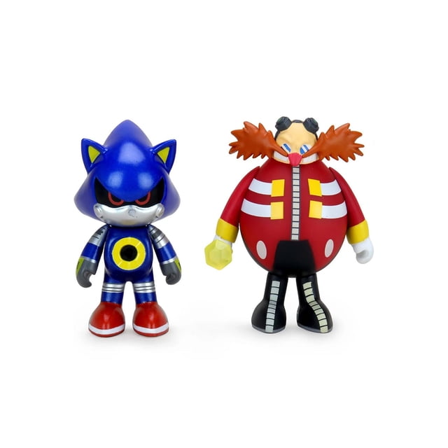 Sonic the Hedgehog 3" Vinyl 2-Pack Dr. Robotnik & M. Sonic - Walmart ...