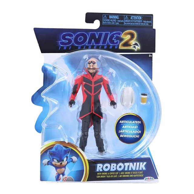 Sonic the Hedgehog 4 Inch Figure | Robotnik with Drone - Walmart.com