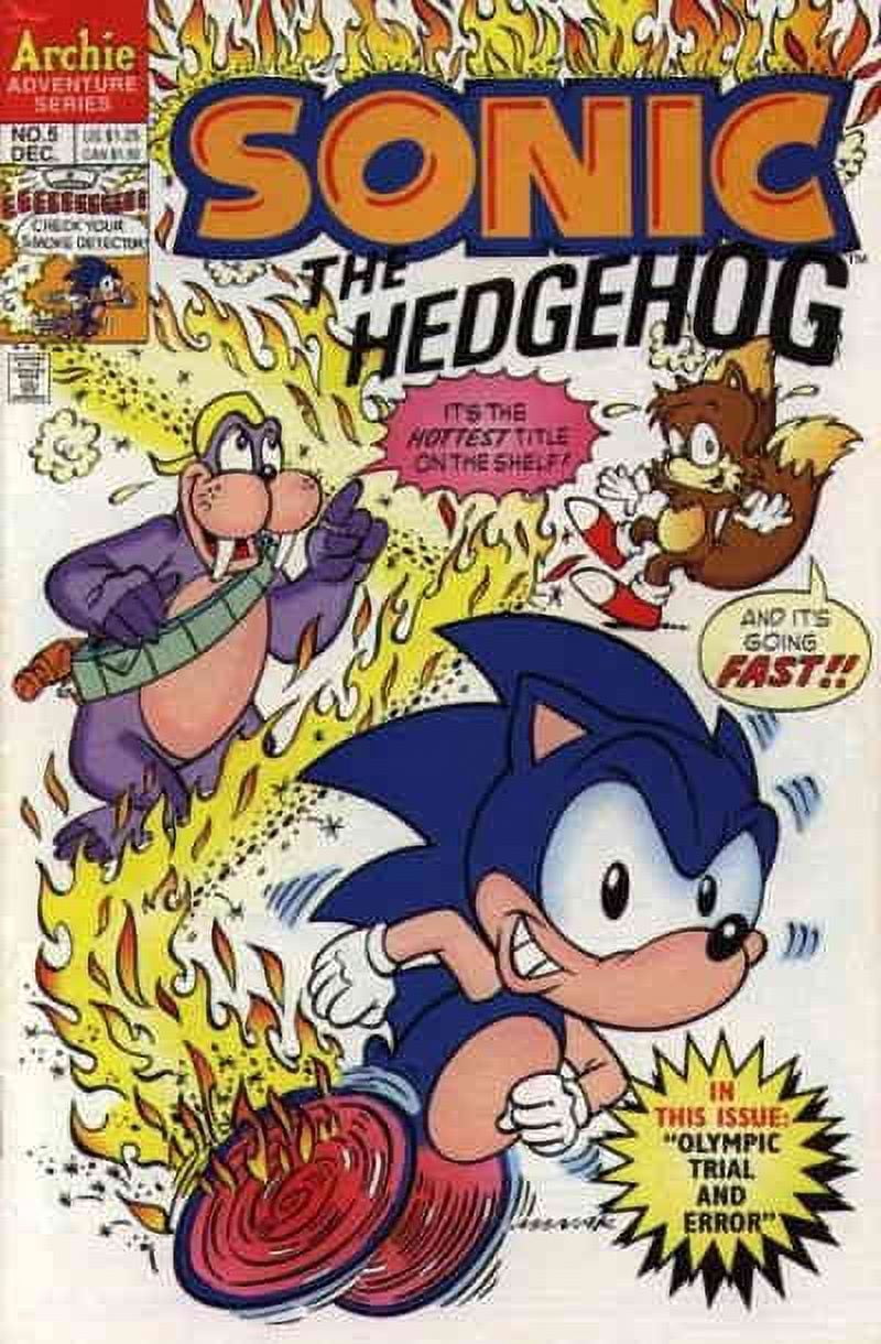 Sonic the Hedgehog #5 VF ; Archie Comic Book - Walmart.com