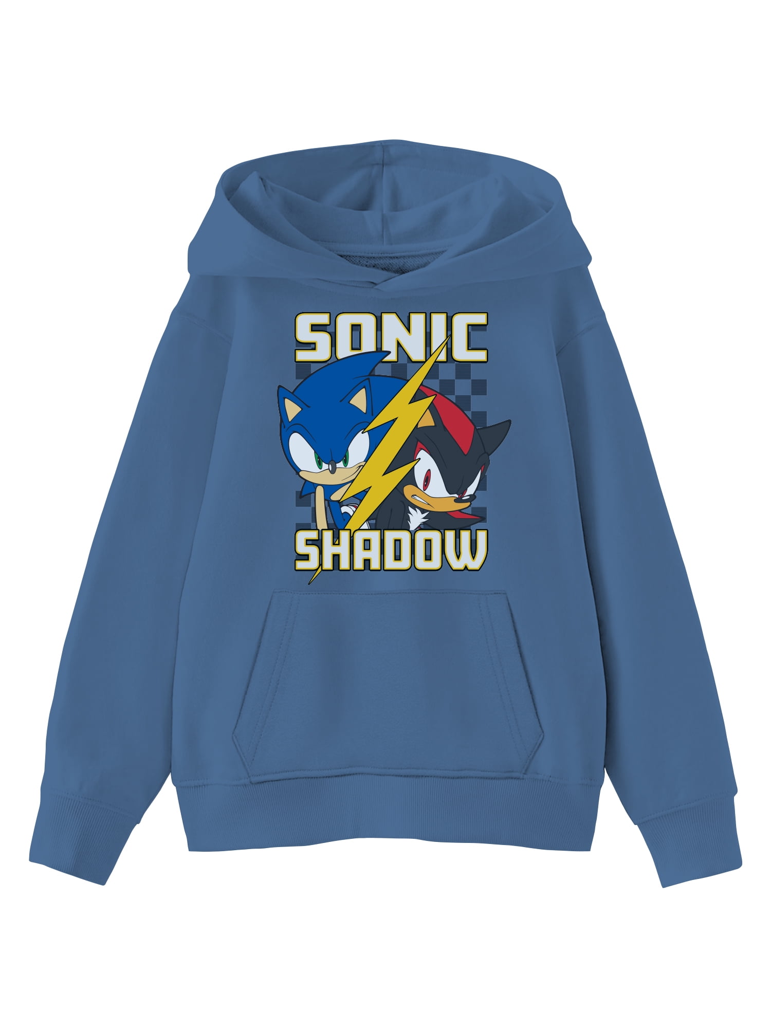 Sonic the Hedgehog Kids Graphic Fleece Hoodie, Shadow Over Sonic, Sizes ...