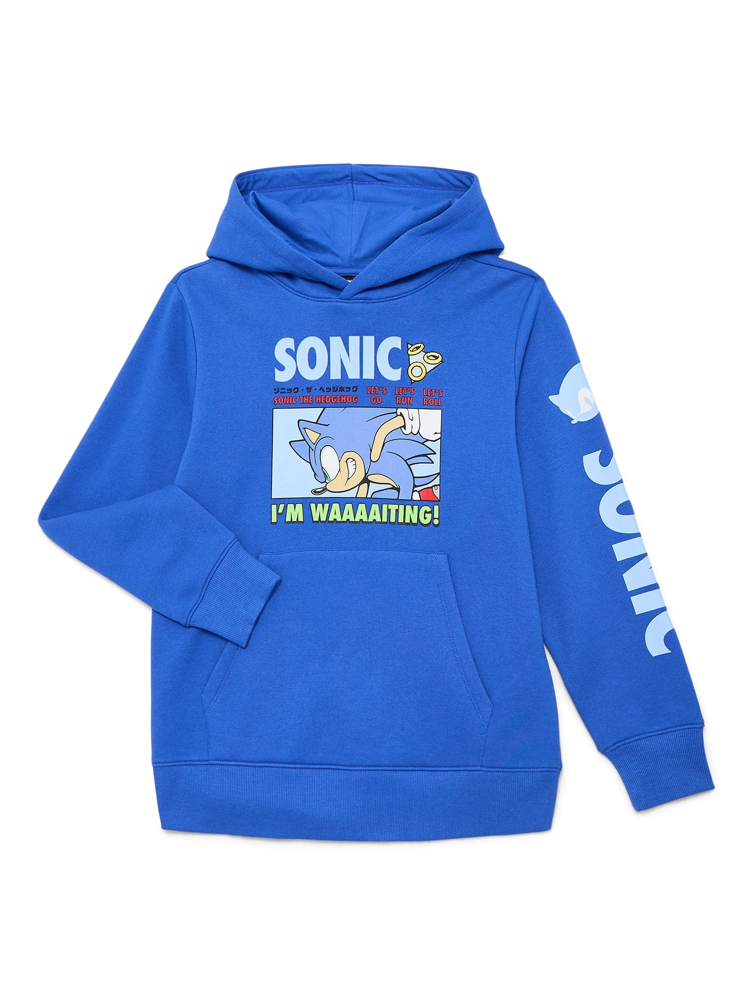 Sonic the Hedgehog, Boys' & Big Boys' Graphic Hoodie, Sizes 4-18 ...