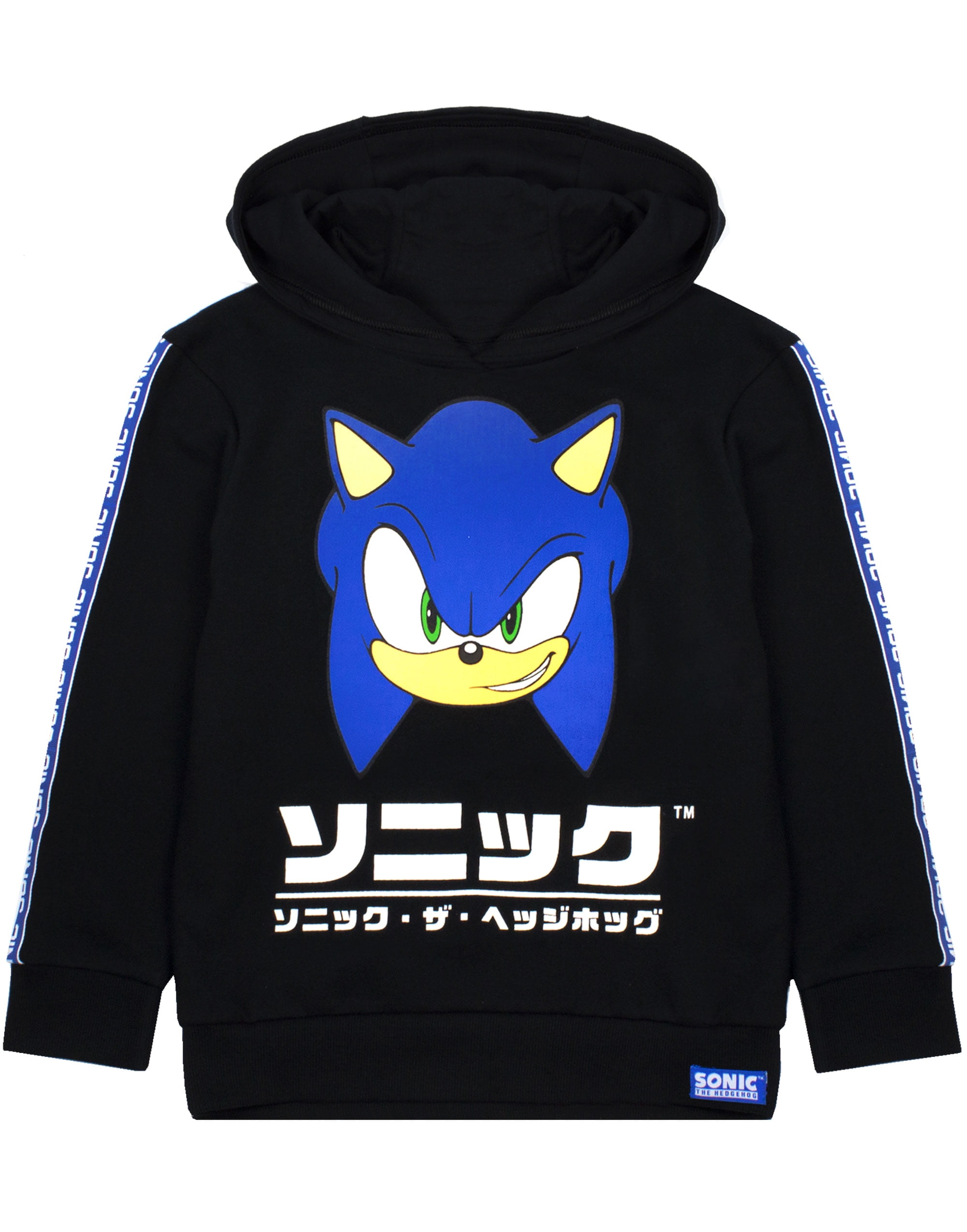 Sonic the Hedgehog Boys Black Hoodie - Walmart.com